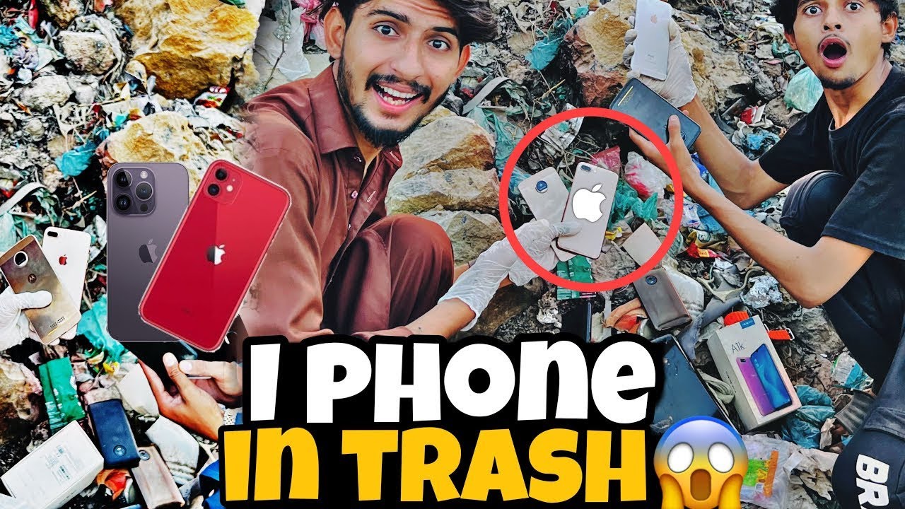 I FOUND IPHONE and Gold in garbage😱😨#phones found in trash #finding ...