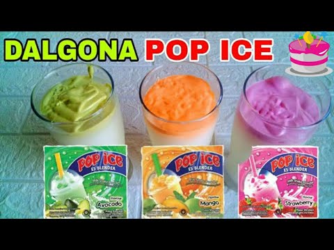 Dalgona Pop Ice Pelangi #Dalgona - YouTube
