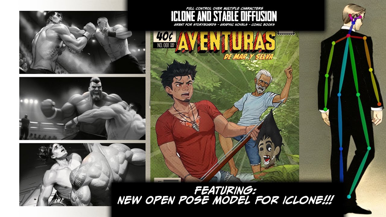 Sequential Art Workflow: With iClone and Stable Diffusion. Great for Comics and Storyboards ...