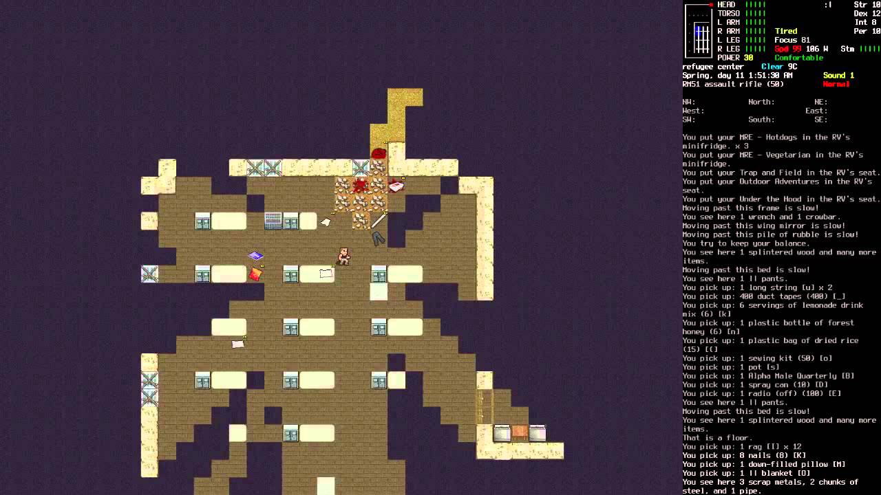 Cataclysm:DDA 0.C Let's Play S3P4 (Now With Sounds!) - YouTube