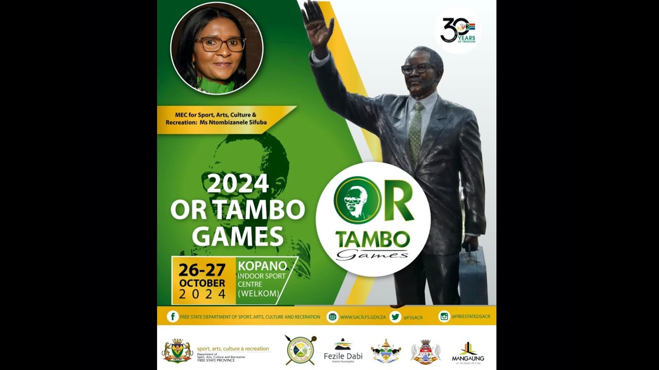 2024 OR Tambo Games | Kopano Indoor Sport Centre Welkom | Sat 26 Oct ...