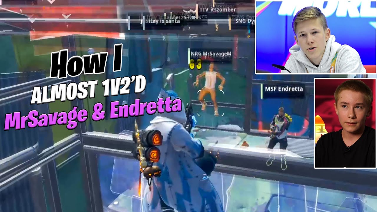 I 1v2'd MrSavage & Endretta!! almost... - YouTube