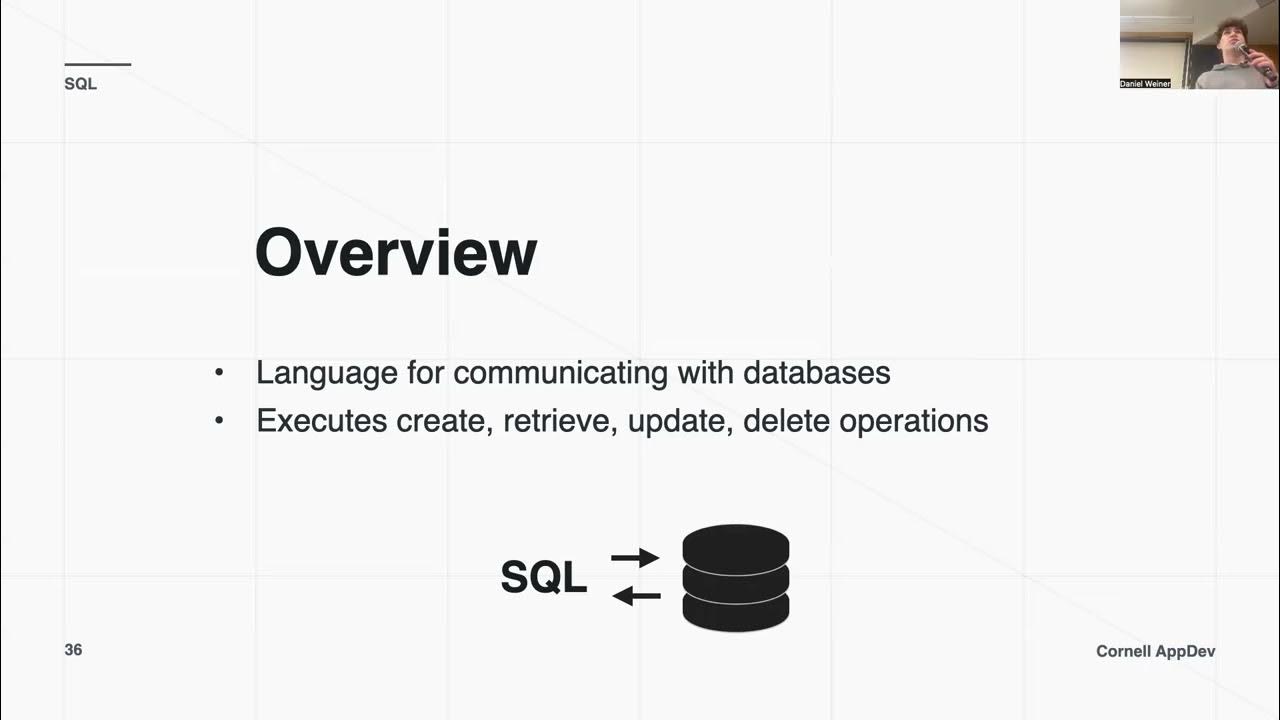 [FA24] Intro to Backend Development: Databases Lecture (Week 2) - YouTube