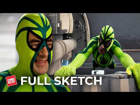 Rowan Atkinson becomes a Super Hero in 'Spider-Plant Man' | Comic Relief