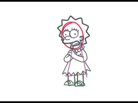 Drawing Lisa Simpson - YouTube