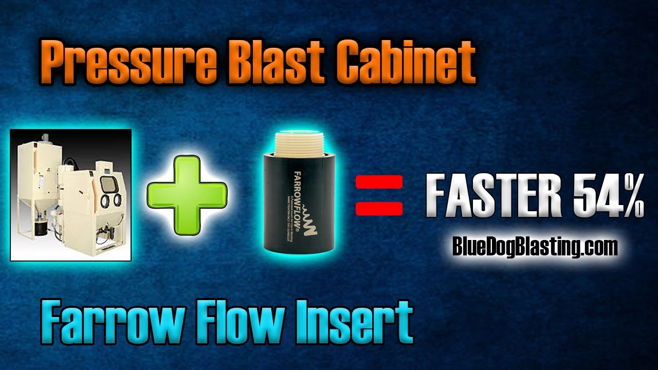 54% FASTER in a Pressure Blast Cabinet - The Farrow Flow Insert - # ...