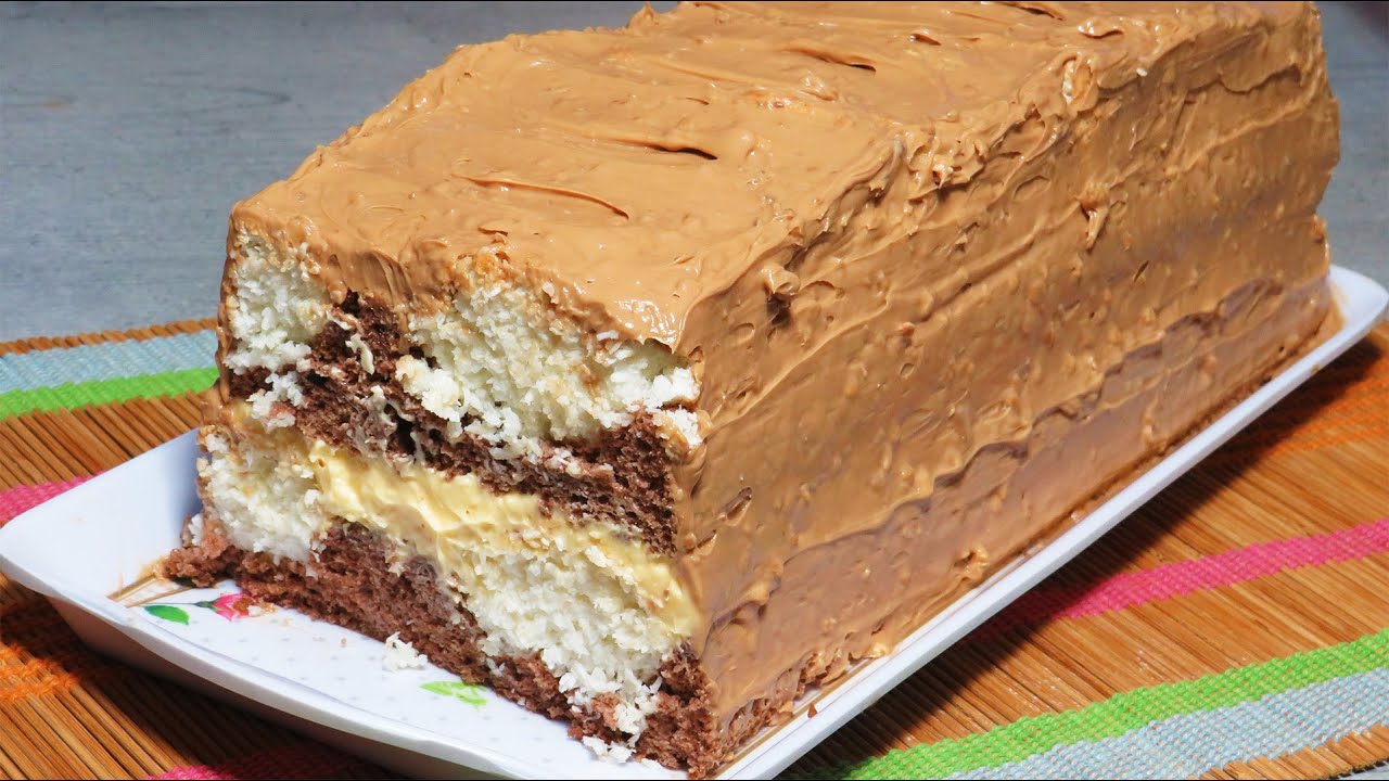 Tort Marmorat cu Ciocolata si Cocos - YouTube