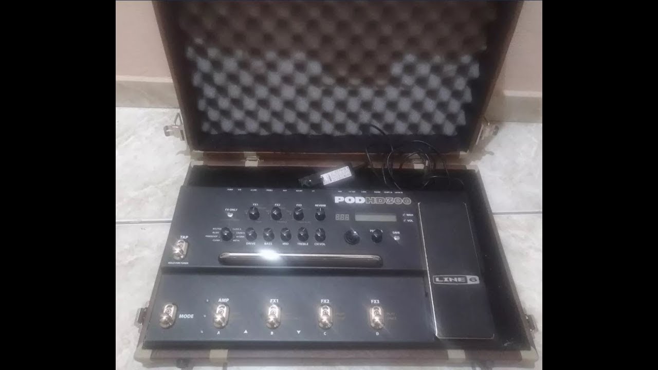 Configurações Básicas - LINE 6 POD HD 300 - Parte 2 - YouTube