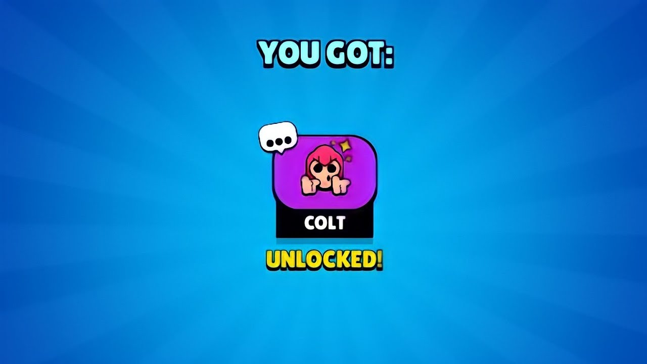 Pin Colt Brawl Stars - YouTube