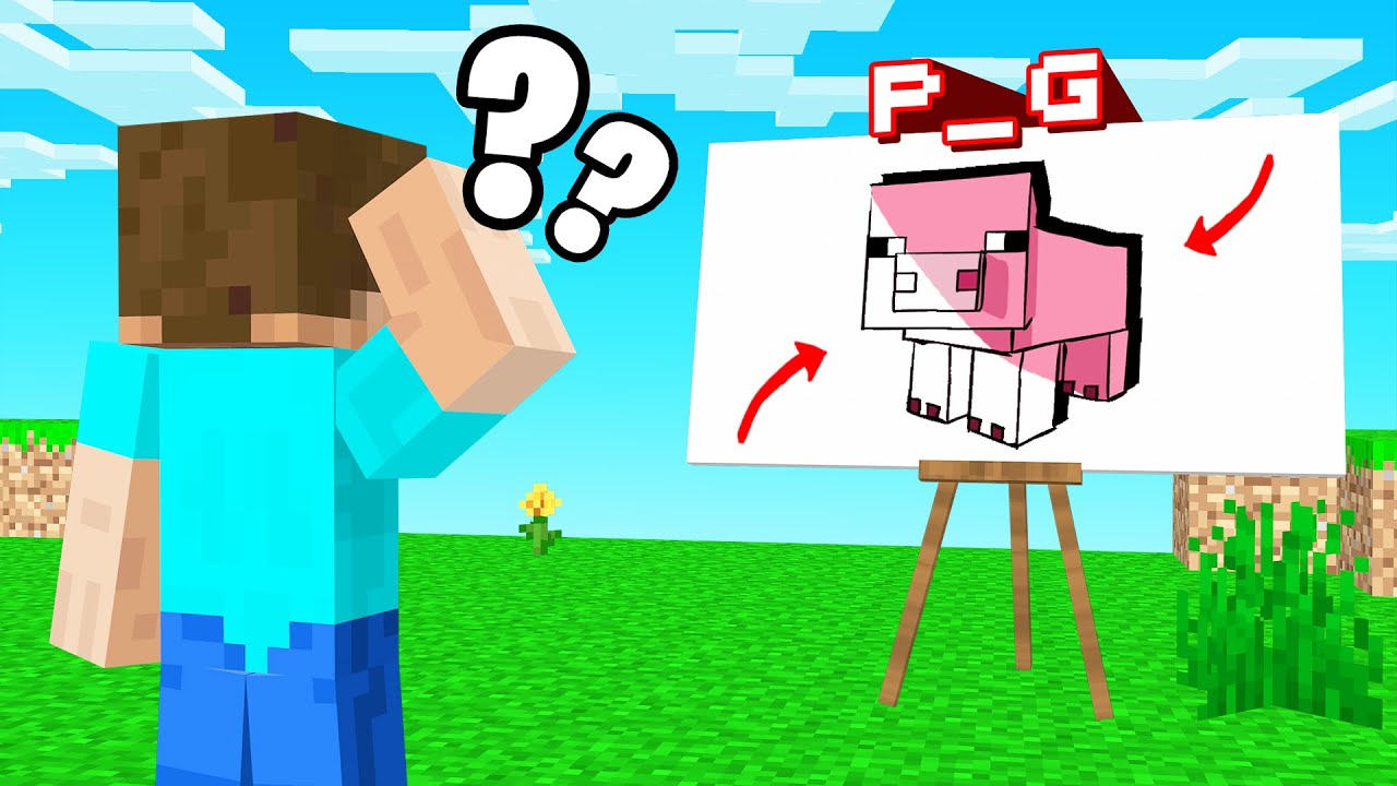 Can YOU GUESS My MINECRAFT DRAWING? (doodlr.io) - YouTube