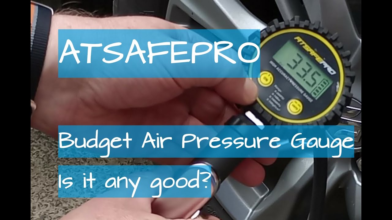 ATSafePro Digital Car Air Pressure Gauge Review - YouTube