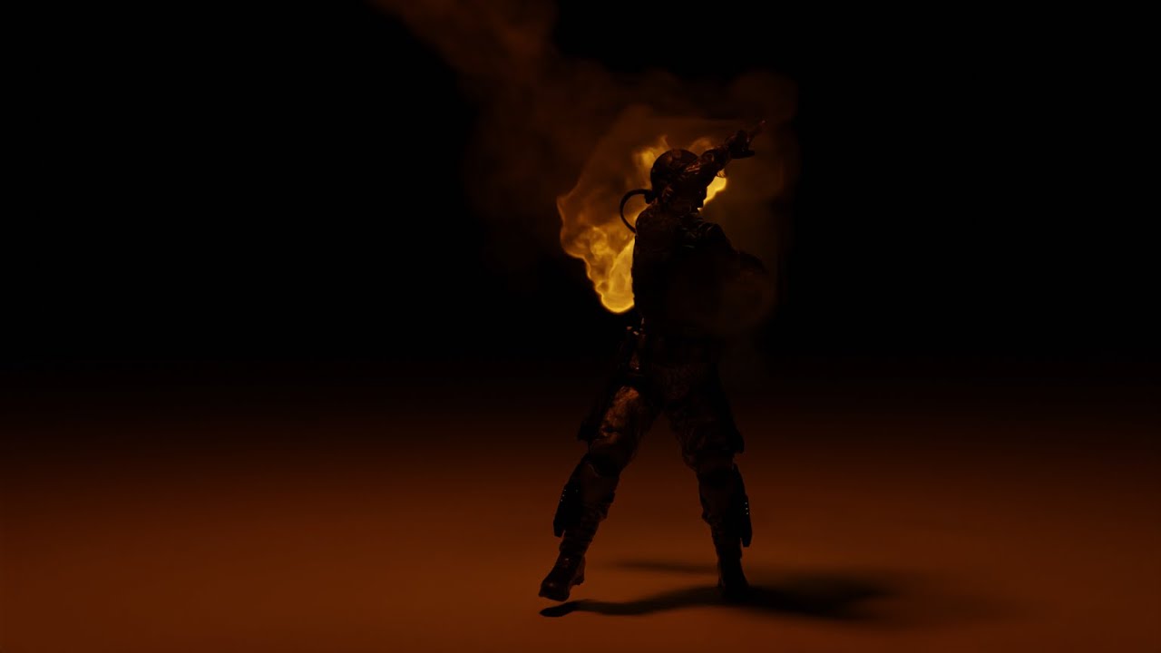 Flaming Sword Dude | Blender Animation - YouTube