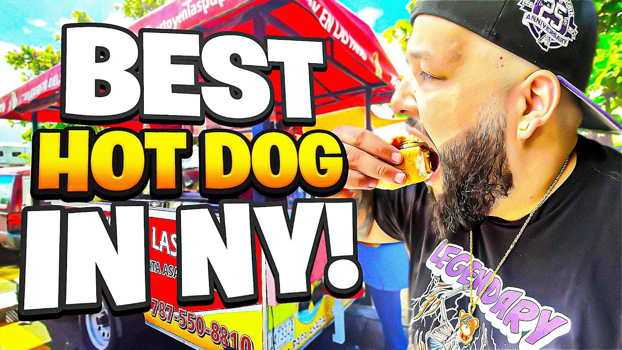 The BEST HOT DOG 🌭IN NEW YORK CITY | THE TRIPLETA PUERTO RICAN HOT DOG ...