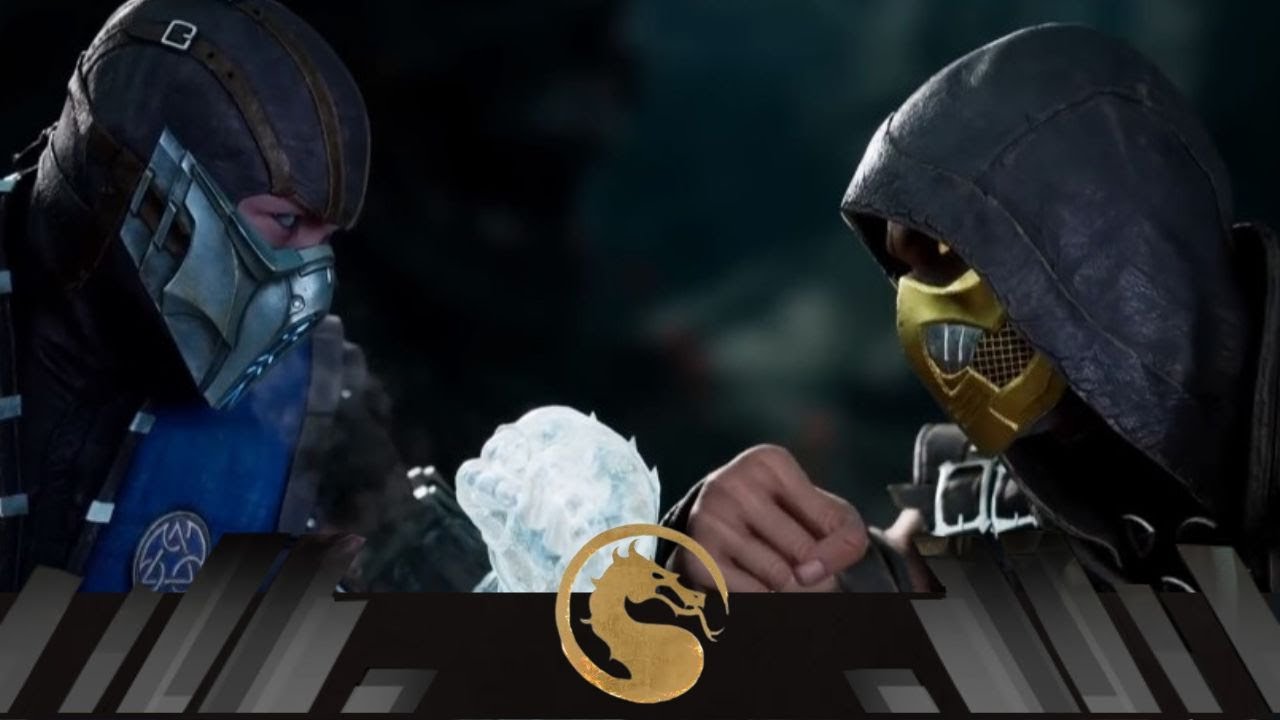 MKX Subzero vs MKX Scorpion - Mortal Kombat 1 ( Very Hard ) - YouTube