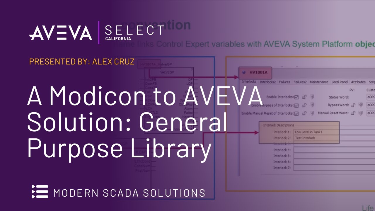 A Modicon to AVEVA Solution: General Purpose Library | Modern SCADA ...