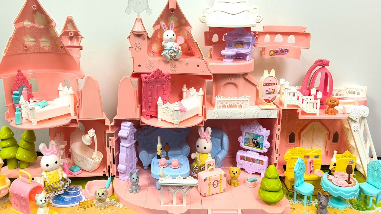 DIY - Satisfied unboxing the rabbit castle toy set - ASMR - YouTube