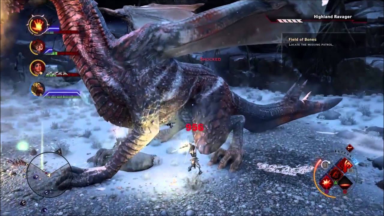 Dragon Age Inquisition The Highland Ravager Dragon Kill Emprise du lion ...