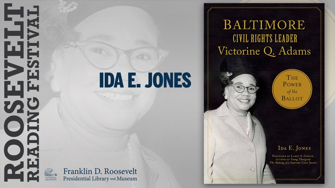 Baltimore Civil Rights Leader Victorine Q. Adams with Ida E. Jones ...