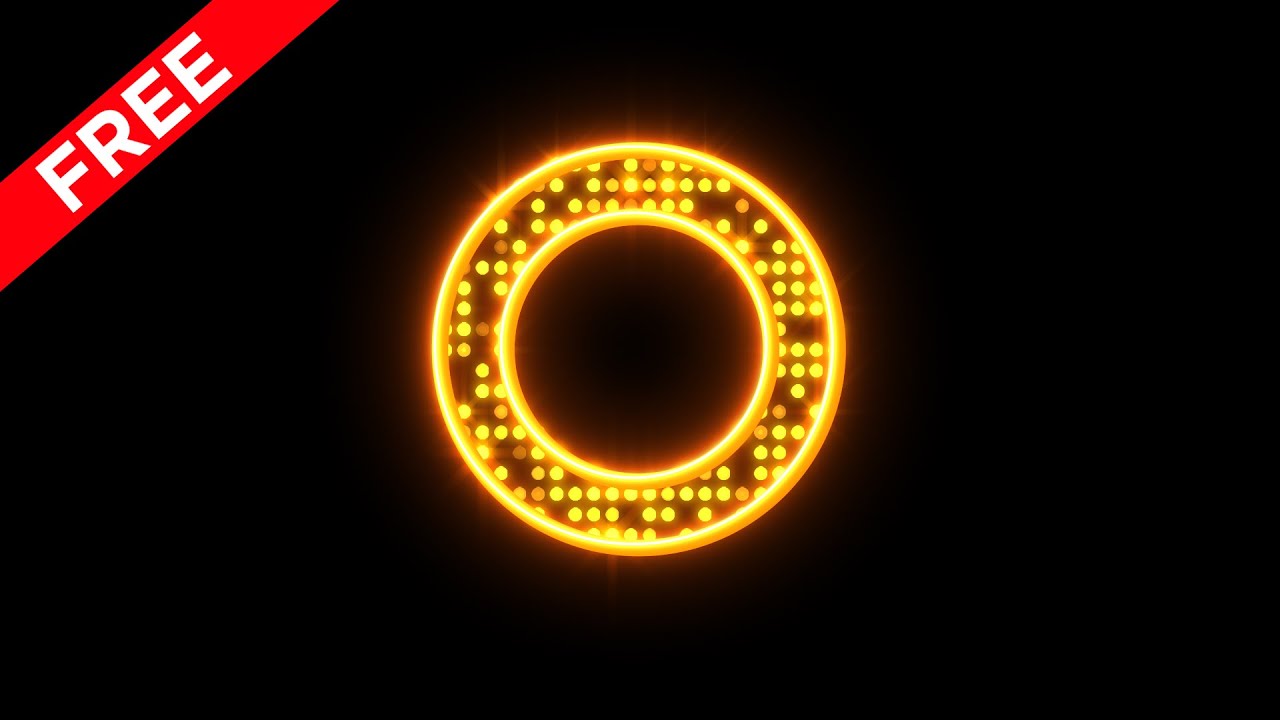 English alphabet with glittering led lights effects,letter O green ...