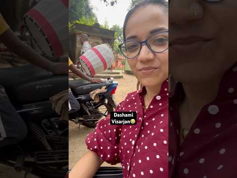 Dashami Visarjan || Vlog part 1 || pallavi #realpallavibasu #minivlog