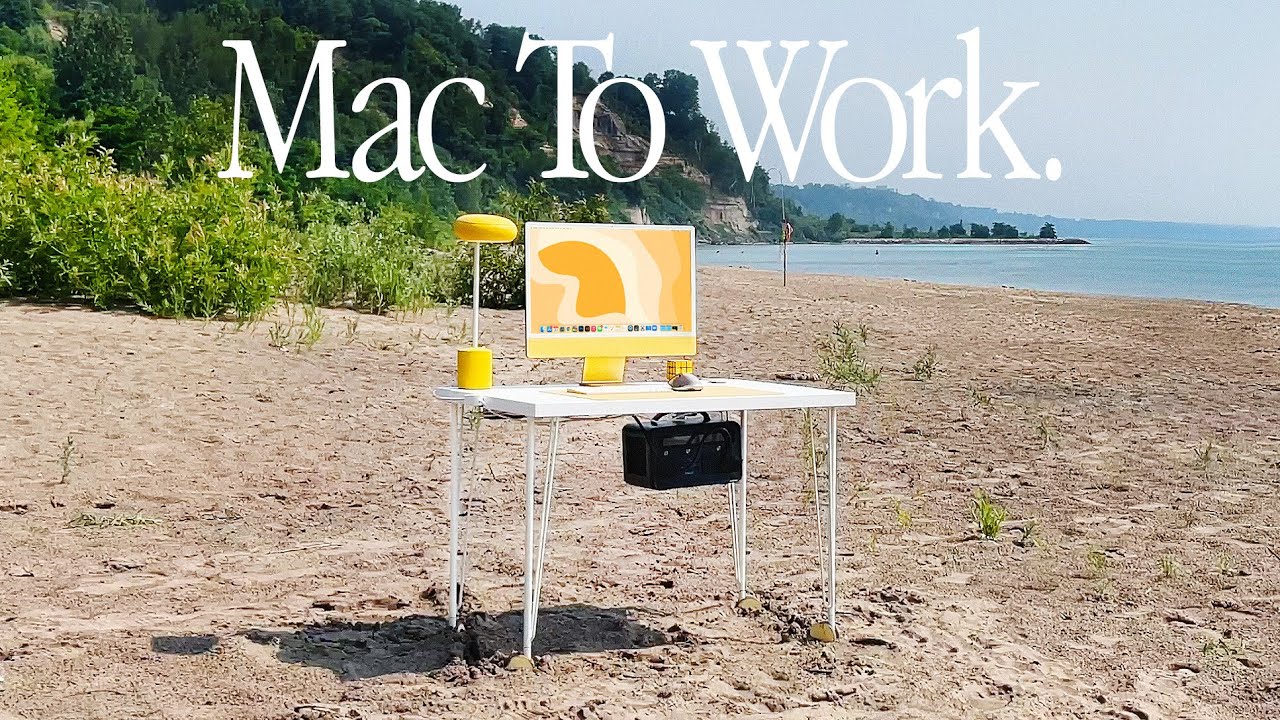 My Apple Desk Setup 2021 - Minimal x Portable! - YouTube