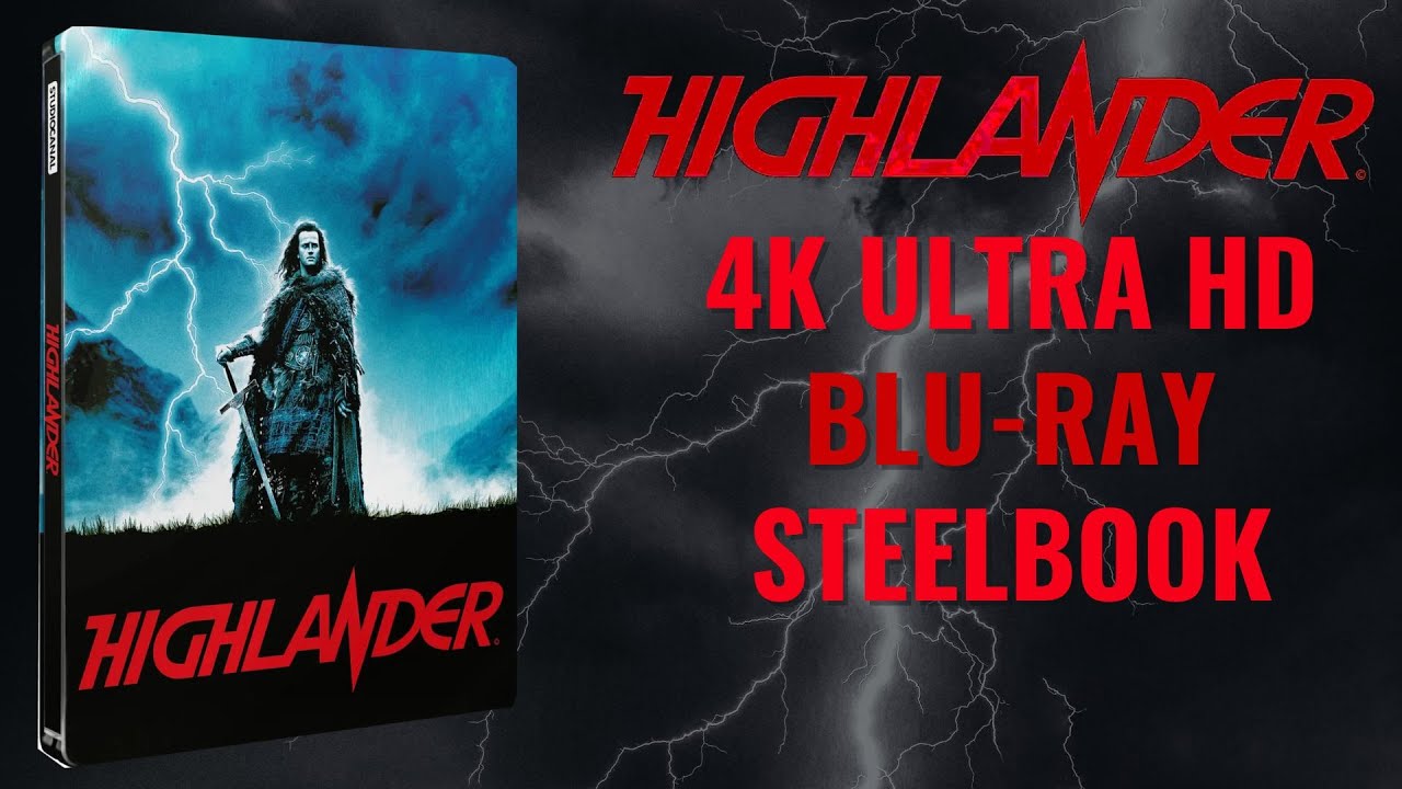 Highlander 4K Ultra HD Blu-ray Steelbook from Studio Canal - YouTube