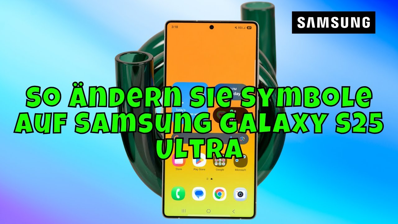 So ändern Sie Symbole auf Samsung Galaxy S25 Ultra - YouTube