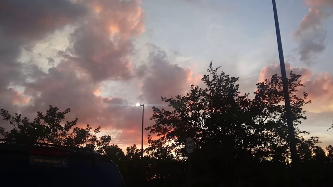 The beautiful Florida sky - YouTube