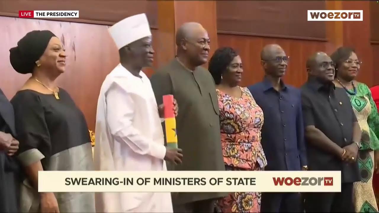WATCH LIVE | Swearing-in Ceremony of Ministers of State | WoezorTV ...