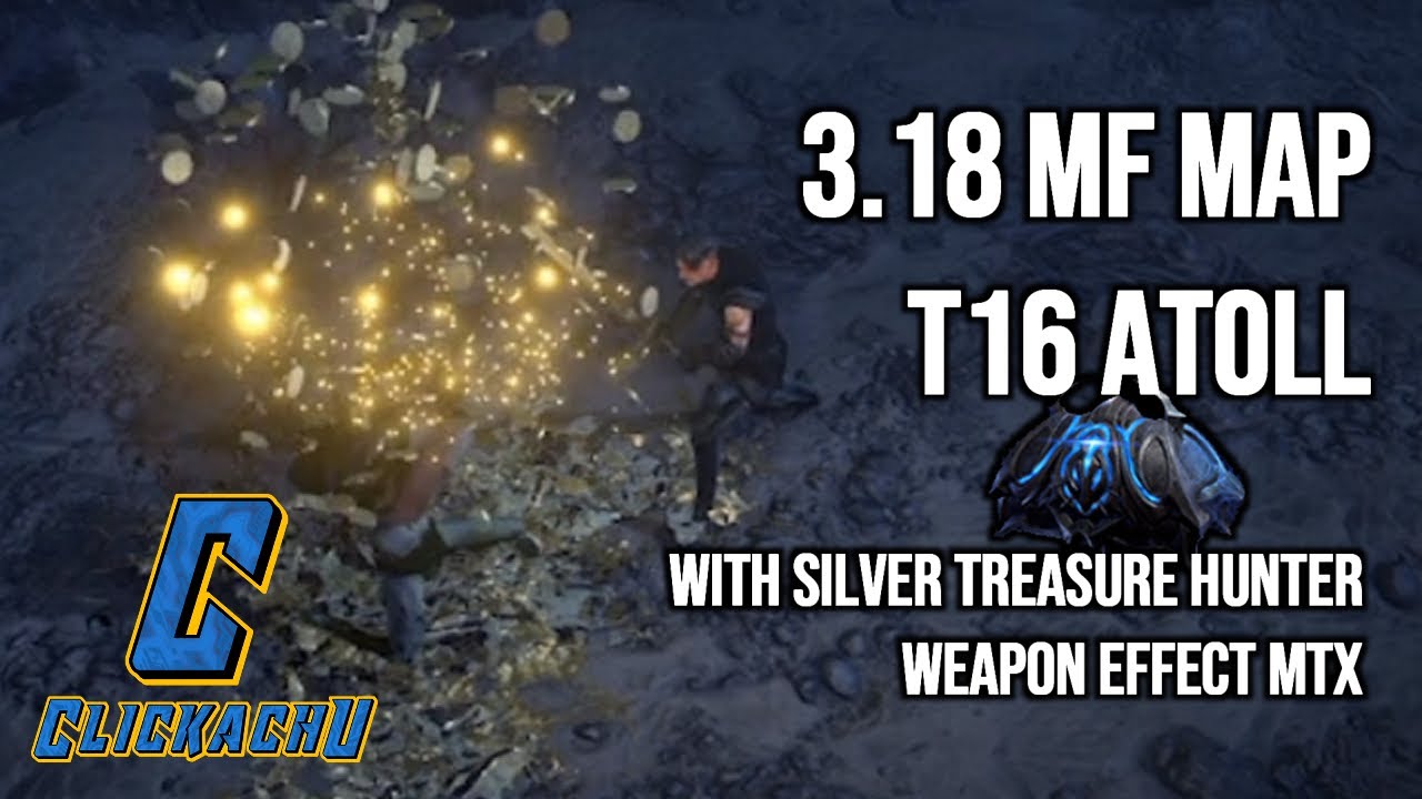 PoE Magic Find Maps (31) - Silver Treasure Hunter Weapon Effect MTX ...