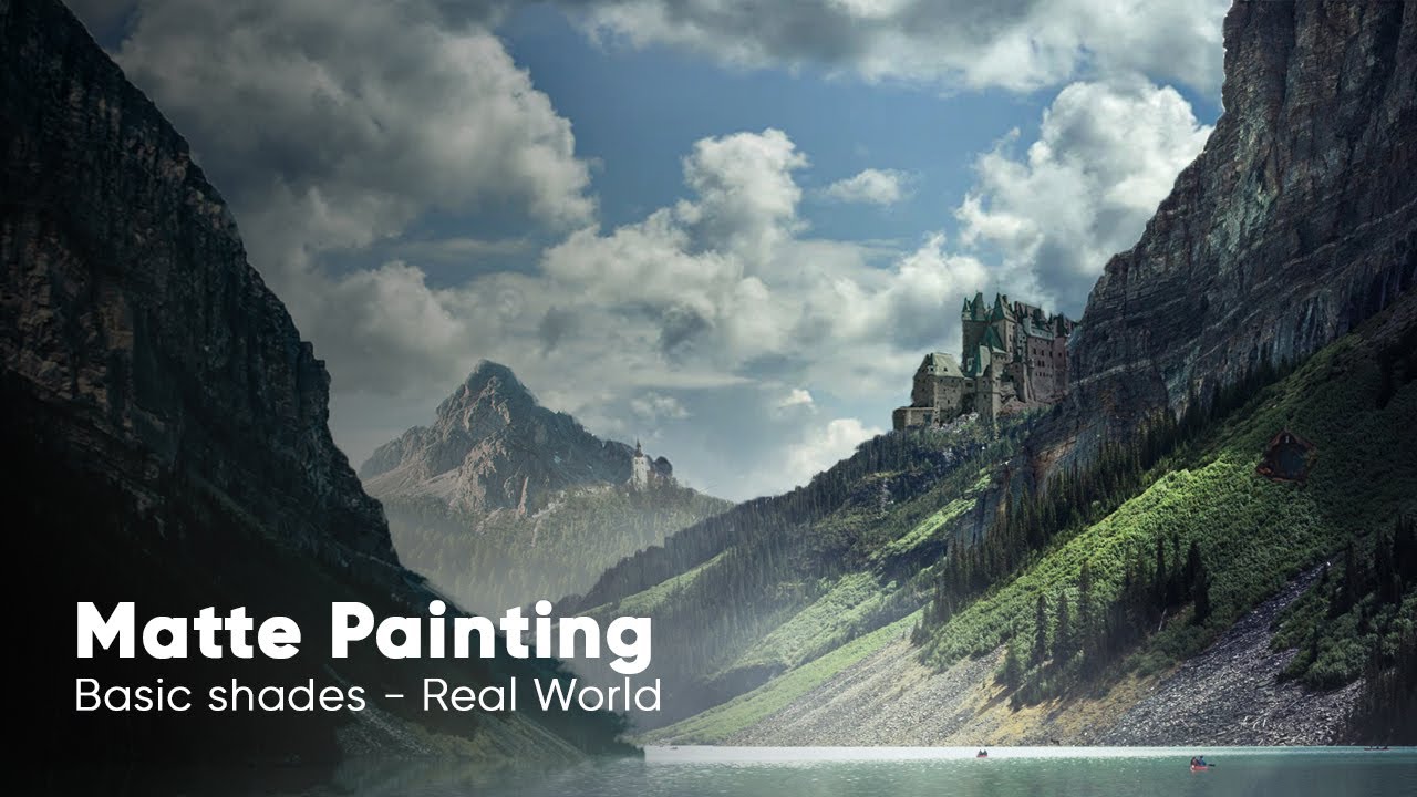 Matte Painting Basic Shades - Real World| Photoshop | Concept Art ...