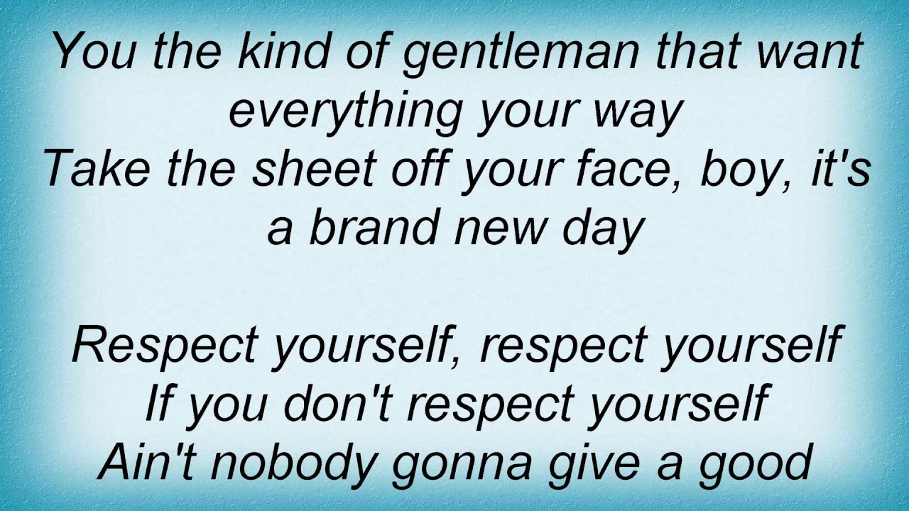 Aaron Neville Respect Yourself Lyrics YouTube aaron-neville-respect-yourself-lyrics-youtube