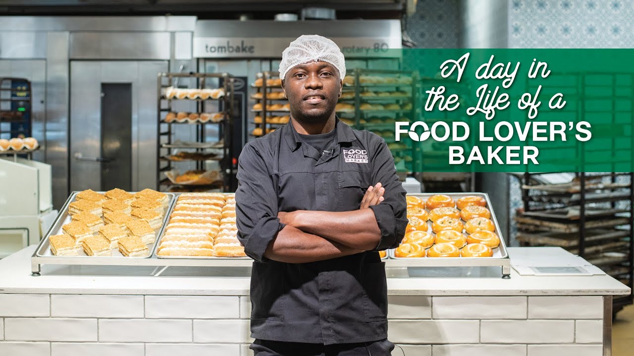 A Day In the Life of a Food Lover's Market Baker - YouTube