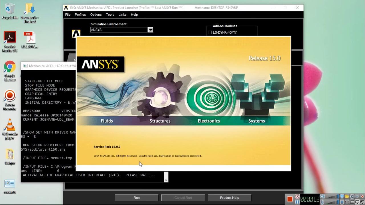 Ansys Tutorial | Ansys apdl | Uniformly distributed load - YouTube