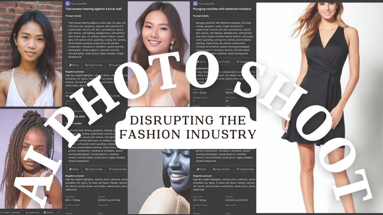 Revolutionizing Photography with AI: Virtual Model Photo Shoot - YouTube