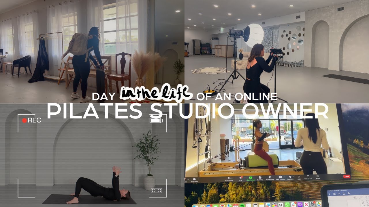 DAY IN THE LIFE OF A PILATES INSTRUCTOR | how i plan my mat classes ...