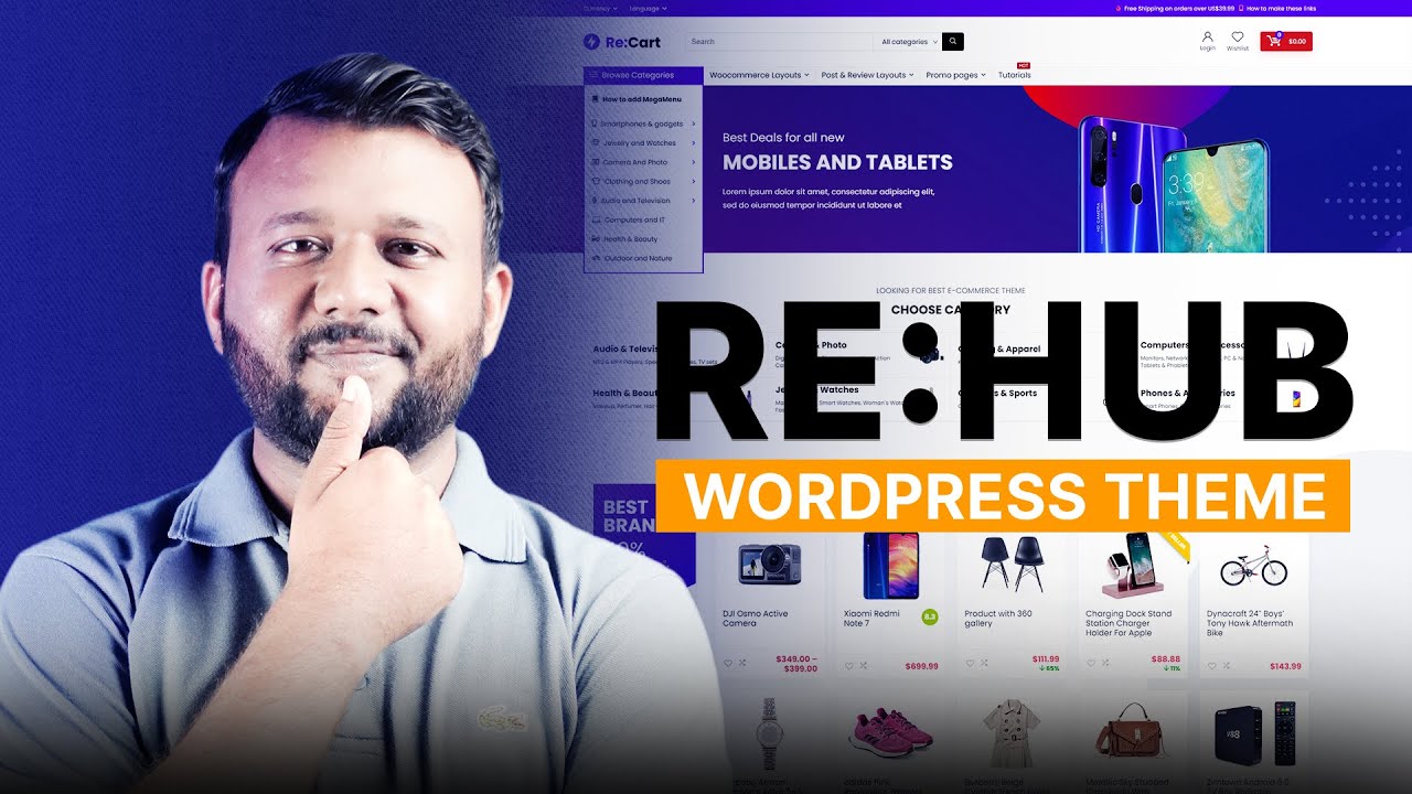 How to Install and setup ReHub WordPress theme | Free Download - YouTube