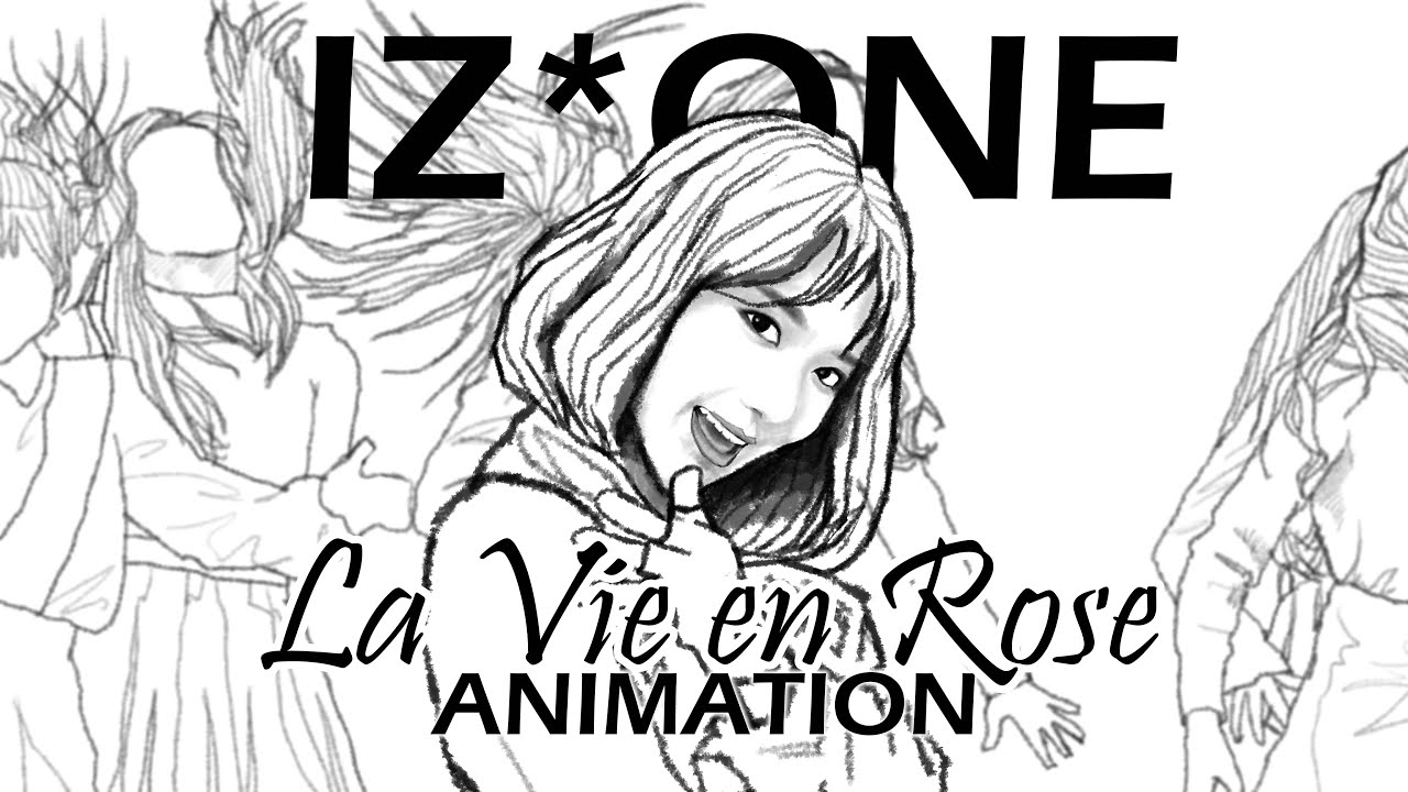 아이즈원 애니메이션 izone アイズワン MV Animation - YouTube