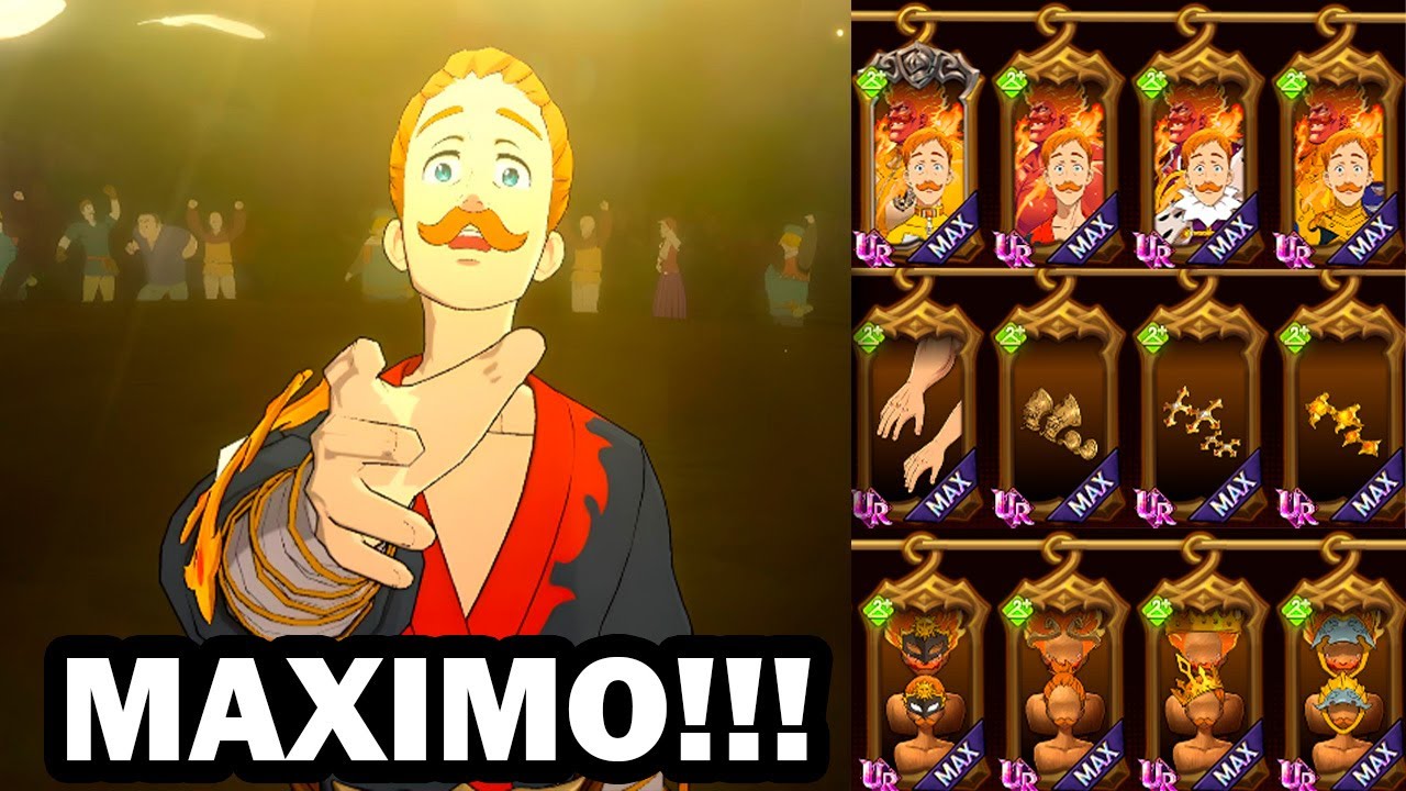 🥵 ¡¡ESCANOR A SU MAXIMO PODER!! ESCANOR FULL SKINS!!! 🔥 | 7DS: Grand ...