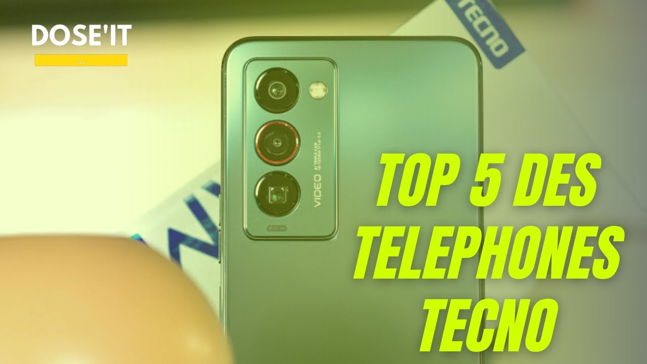 TOP 5 DES TELEPHONES TECHNO - YouTube