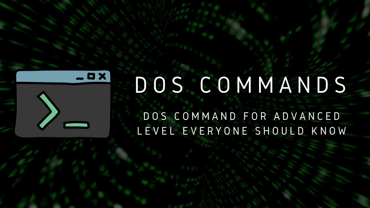 DOS Commands for Advanced level | MUST WATCH | Advanced | USEFUL ...