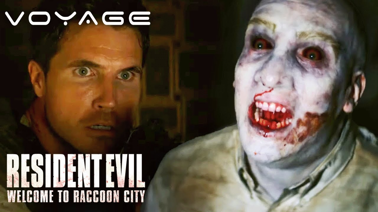 Resident Evil: Welcome to Raccoon City | Chris Fights The Undead In ...