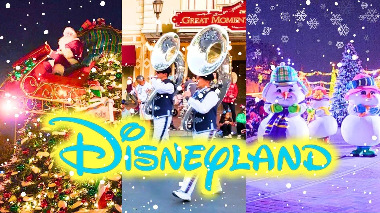 A Merry Christmas at Disneyland - Disneyland Christmas Tour - YouTube