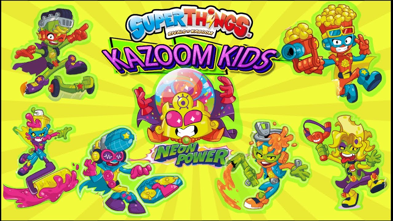 🤩 ⚡ SUPERTHINGS NEON POWER Kazoom Kids y Colorflash 💥🔥 serie 11 - YouTube