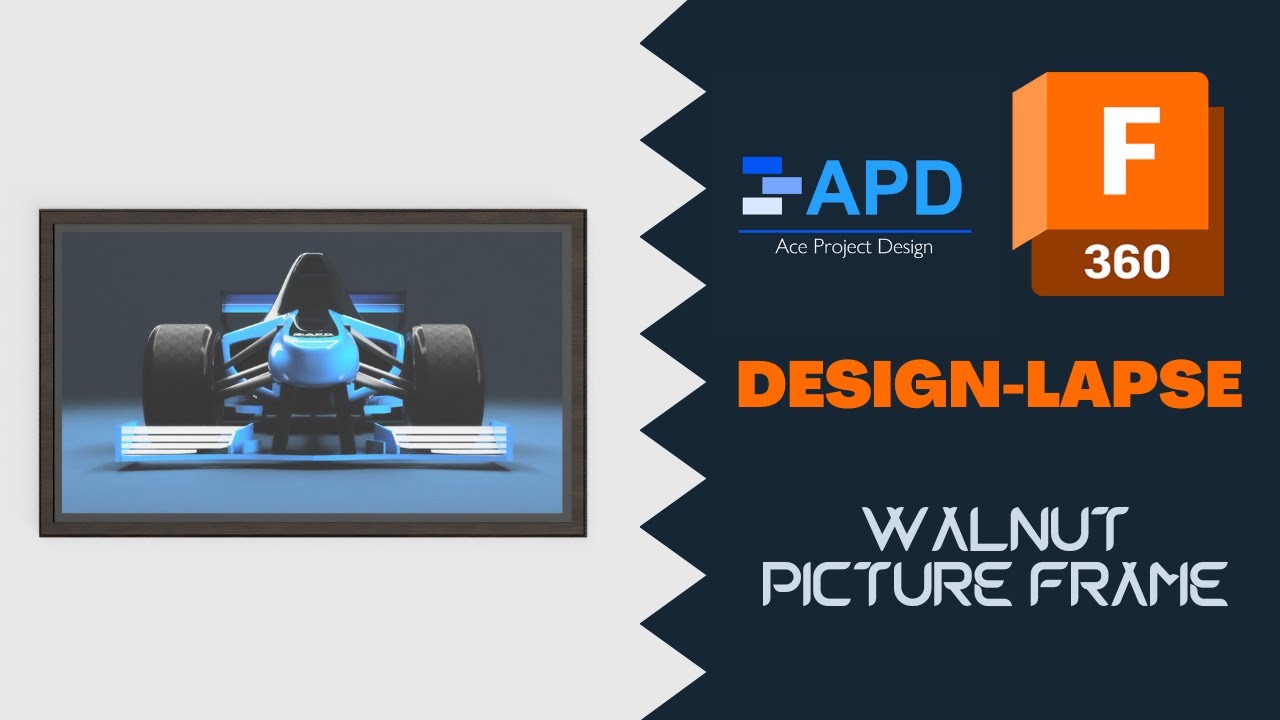 Walnut Picture Frame / Design-lapse - YouTube