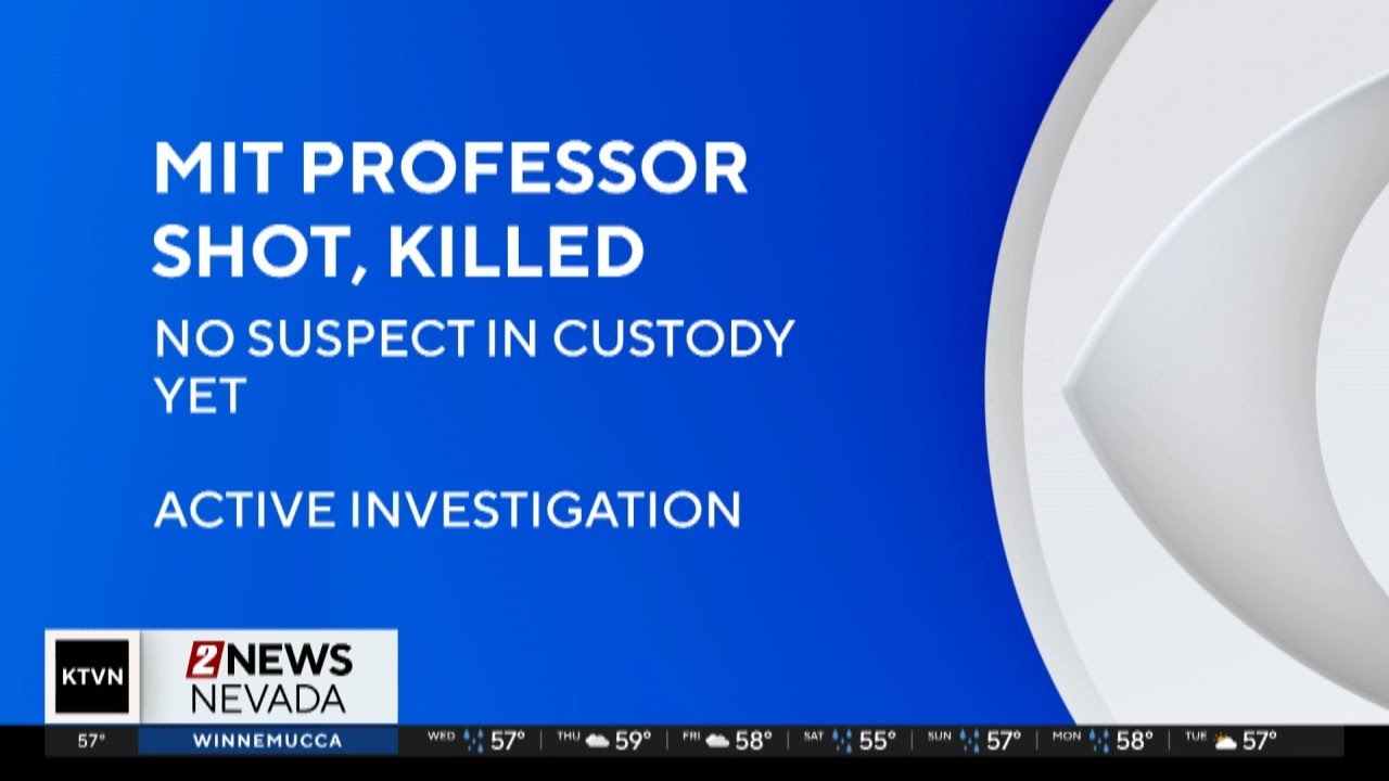 No suspect yet in deadly shooting of MIT professor - YouTube