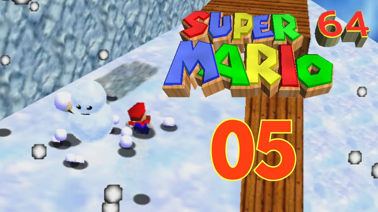 Let's Play Super Mario 64, Part 5: Snow Slidin' - YouTube