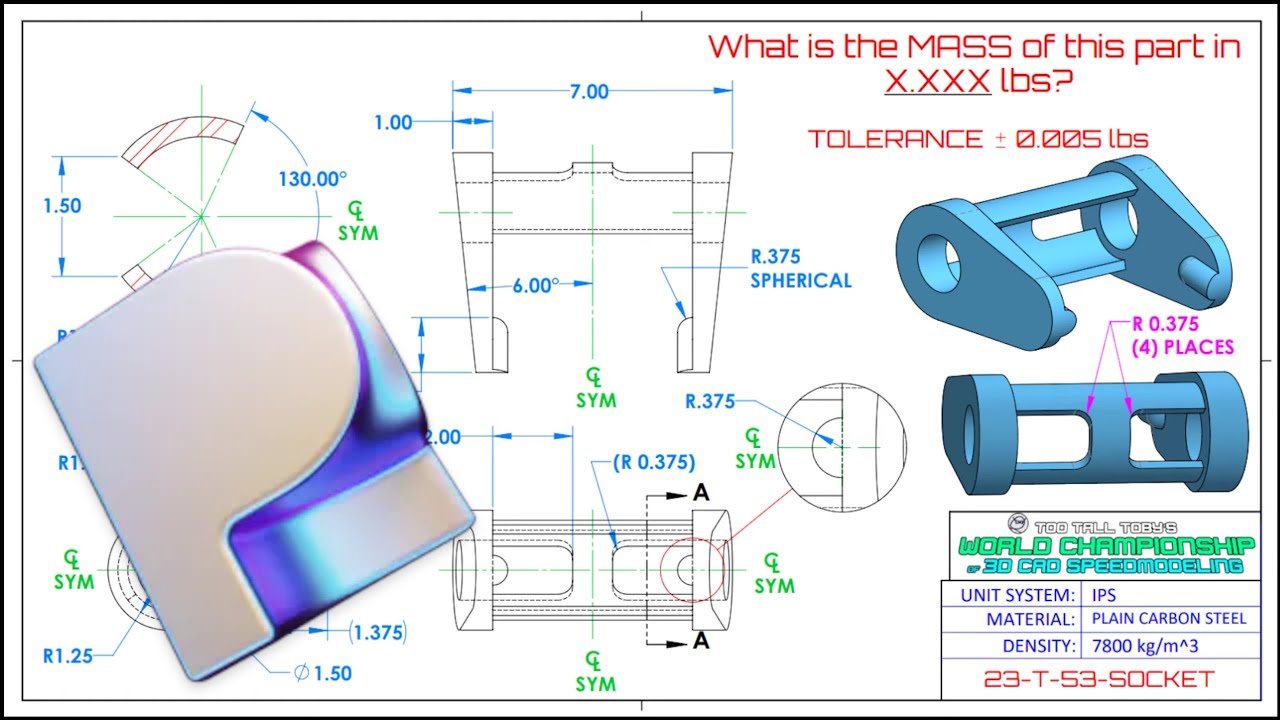 TTT 23-T-53 Socket - Practice Model with Plasticity - YouTube