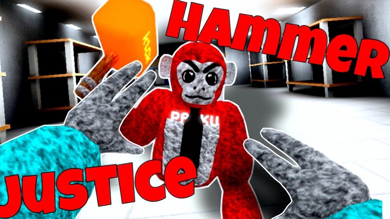 HAMMER JUSTICE in Scary Baboon Pt2 - YouTube