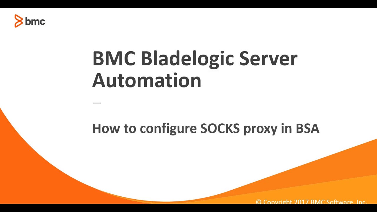 BSA - Creating SOCKS proxy server objects and the network routing rule in Server Automation ...